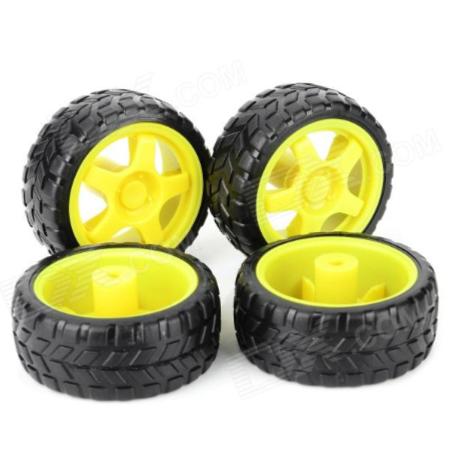 Jual RODA BAN WHEEL SMART CAR ROBOT MOBIL ARDUINO KUNING - Jakarta ...