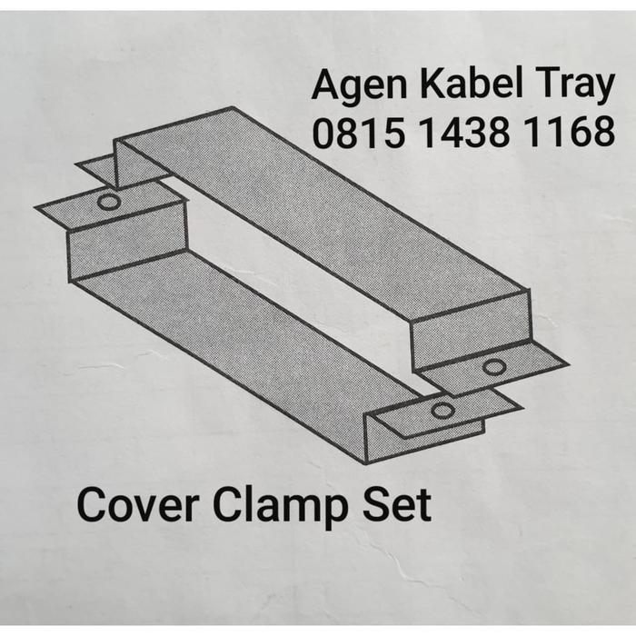Jual COVER CLAMP SET FOR TRAY 100X50MM HOTDIP GALVANIS CW/2PCS BOLT+NUT ...