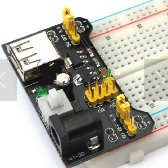 Jual Power Supply for breadboard 3.3V / 5V PSU untuk breadboard - Kota ...