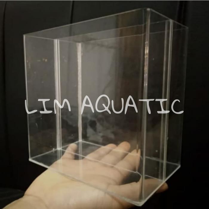 Jual AQUARIUM AKRILIK SEKAT / SOLITER AKRILIK FOTO IKAN UK P15 X L10 X ...