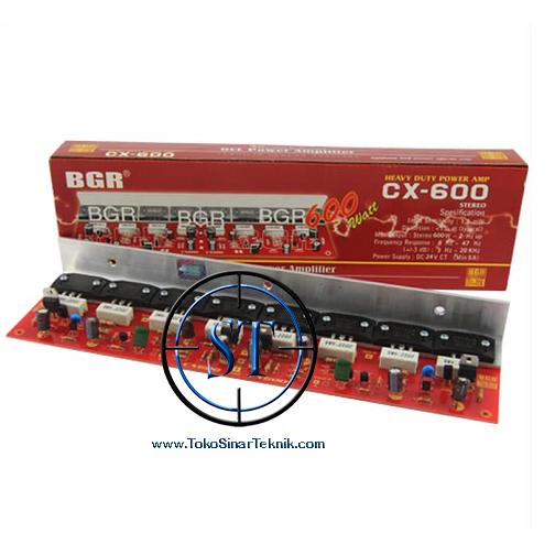 Jual Kit Power Amplifier CX-600 Stereo Heavy duty OCL - Kota Serang ...