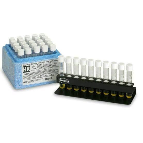 Jual Hach 24159-25 COD Digestion Vial High Range Plus 200 to 15000 mg/l ...