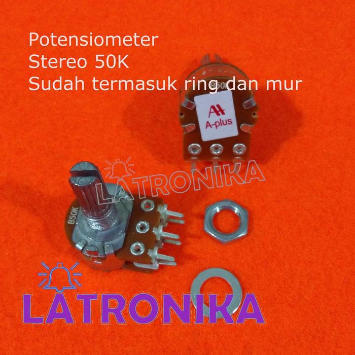 Jual Potensiometer 50K Stereo A-Plus Potensio 50 K APlus Variable VR ...