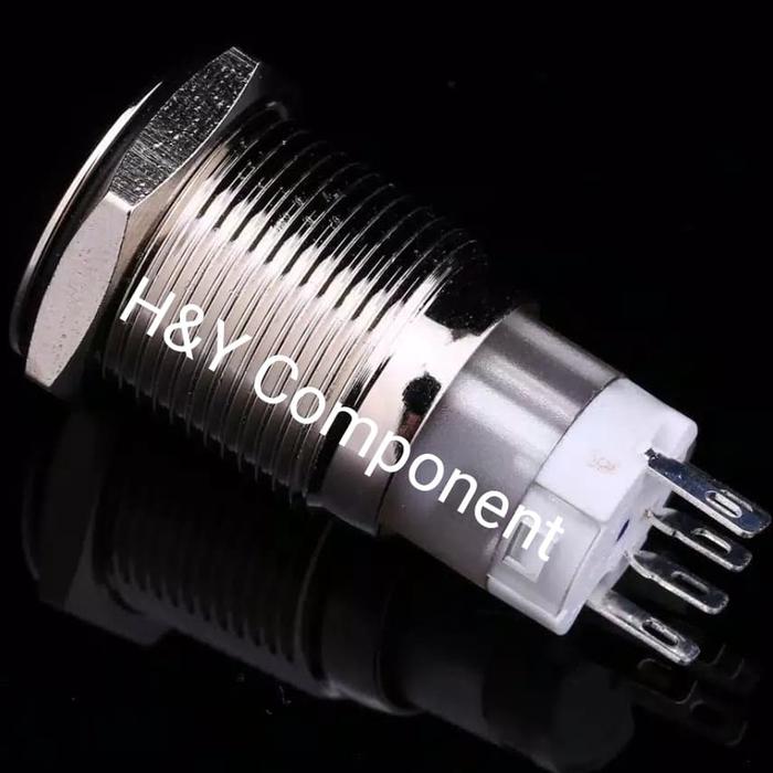 Jual push buttom switch saklar on off lock 16mm - Kota Bogor - H&Y ...
