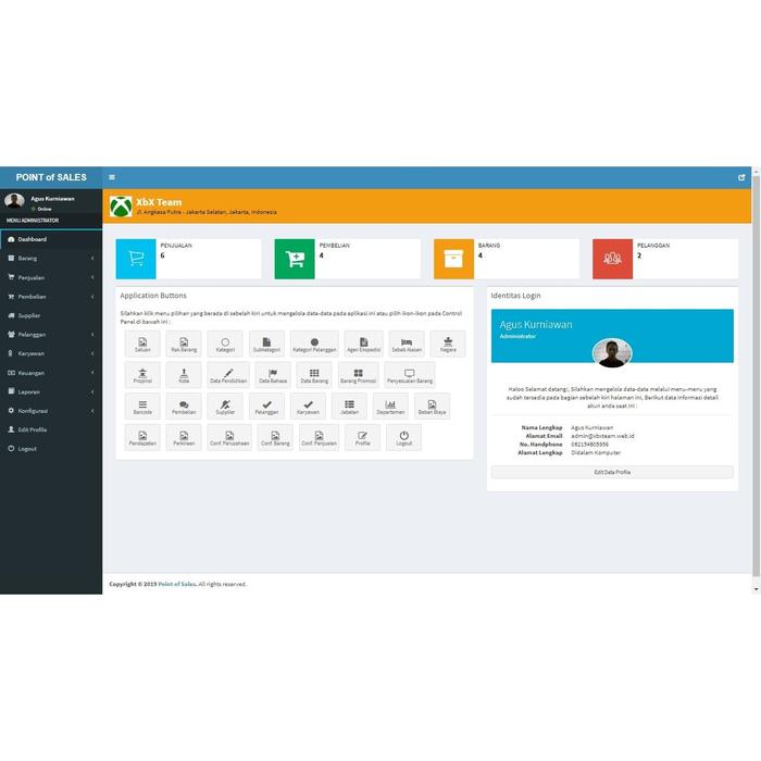 Jual Source Code Point of Sales Berbasis Web - Jakarta Selatan ...