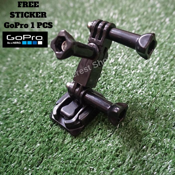 Jual Chin Mount Mounting Helm Helmet Side Mount For GoPro YI Mijia 4K ...