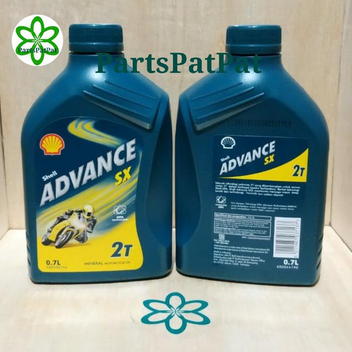 Jual OLI OIL SAMPING CAMPUR SHELL ADVANCE SX 2T 2TAK 07LT 700ML ASLI ...
