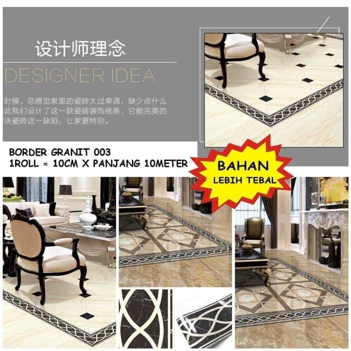 Jual 003 BORDER LANTAI STICKER LANTAI DEKORASI LANTAI MOTIF GRANIT ...