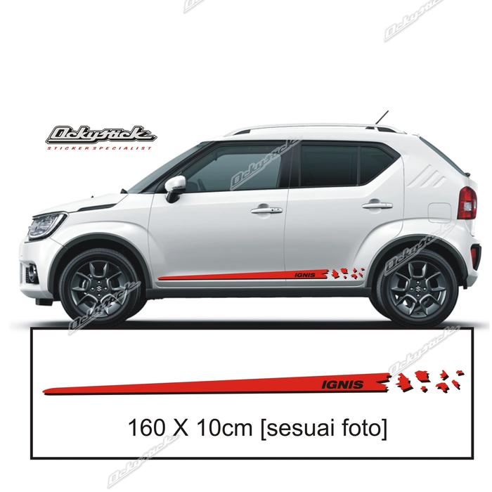 Jual cutting sticker IGNIS striping body stiker mobil 03 - Jakarta ...