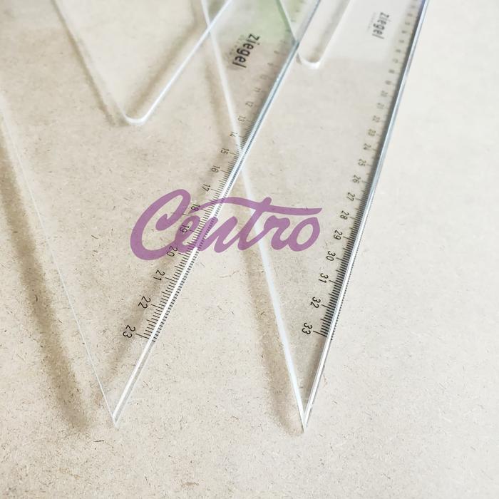 Jual Rotring Ziegel Ruler / Segitiga Besar No 12 Set 23cm/33cm Di ...