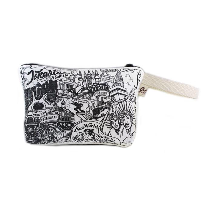 Jual Pouch Kanvas Oleh oleh Souvenir Khas Jakarta CP4 043 - Jakarta ...
