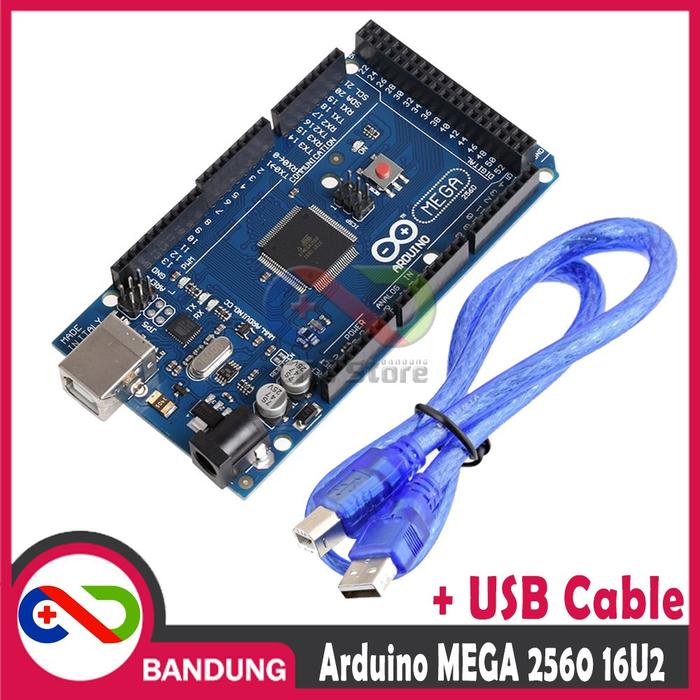 Jual [CNC] ARDUINO MEGA 2560 R3 ATMEGA 16U2 COMPATIBLE BOARD + USB CAB ...