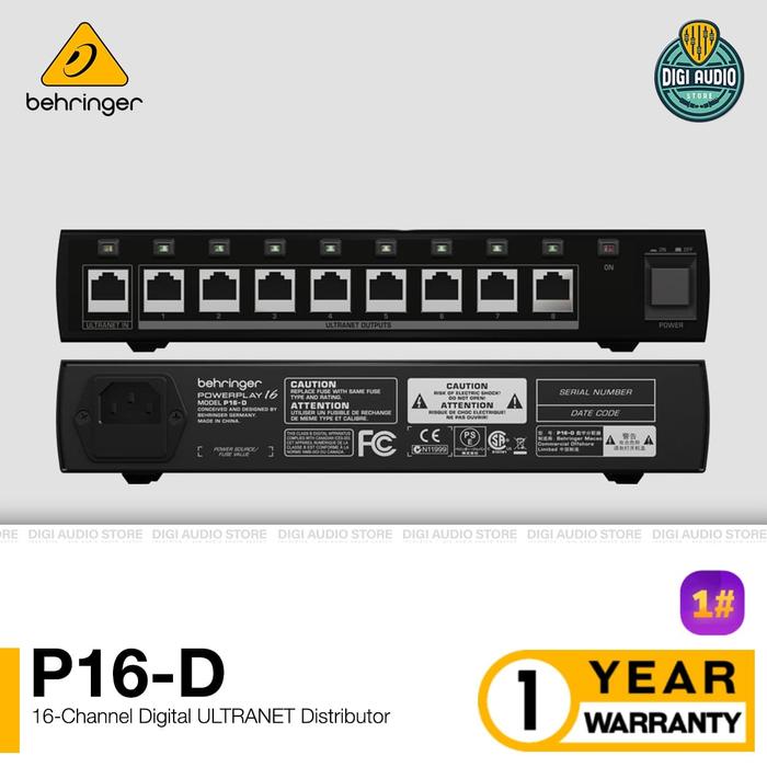 Jual Behringer Powerplay P16D / P16 D Digital Ultranet Audio ...