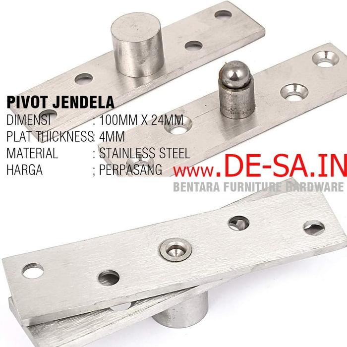 Jual Engsel Pivot Tengah 4" / 100 MM - Jendela - Stainless Steel - Kab ...