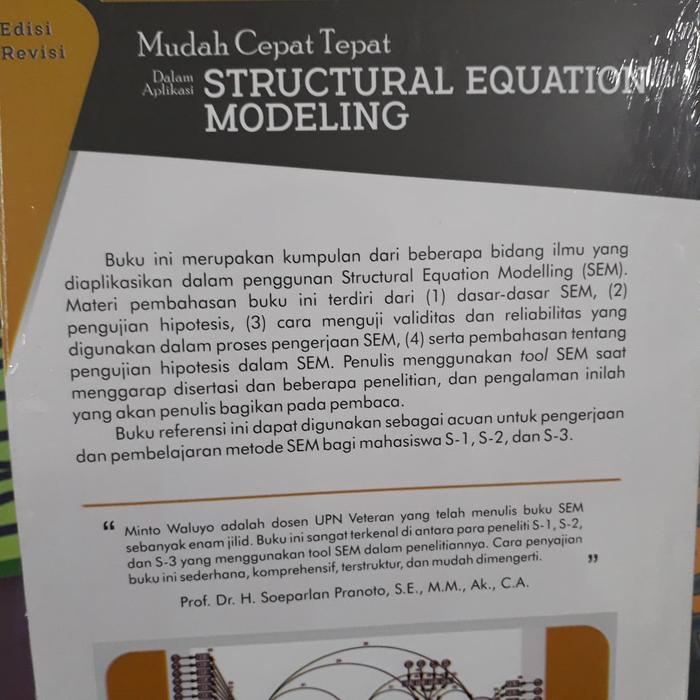 Jual Buku Mudah Cepat Tepat Dalam Aplikasi Structural Equation Modeling ...