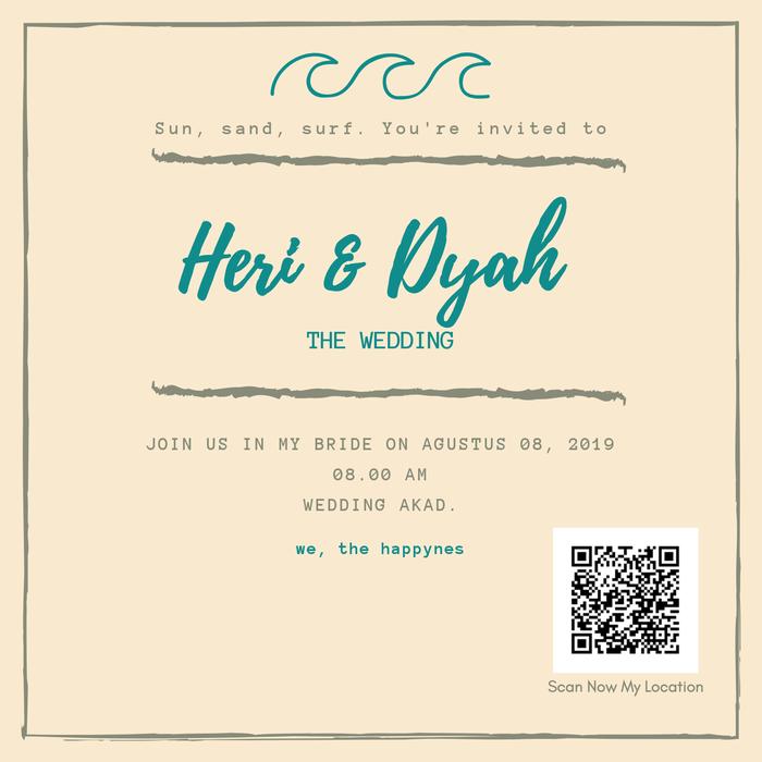 Jual Jasa Desain Undangan Digital Pernikahan - Hitam - Kota Tangerang ...