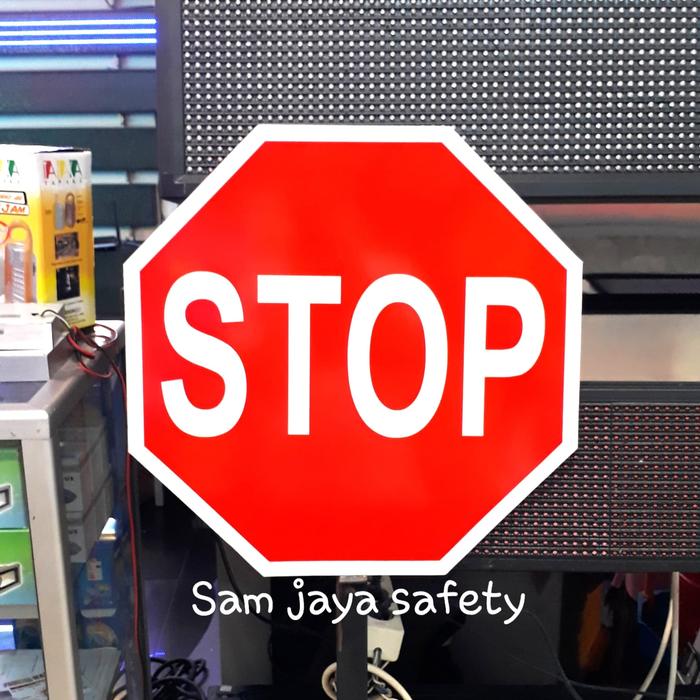 Jual Rambu Stop custom 45cm - Jakarta Pusat - SAM JAYA SAFETY | Tokopedia