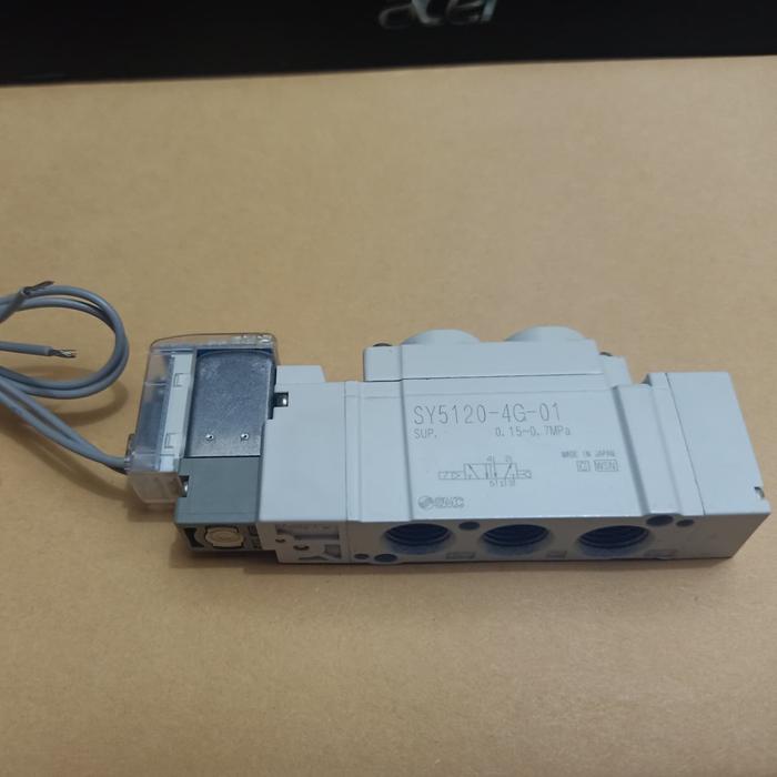 Jual Solenoid valve SMC Type: SY5120-4G-01 Port:1/8" Volt:220 ac ORIGINAL - Kota Bandung - dhuha ...