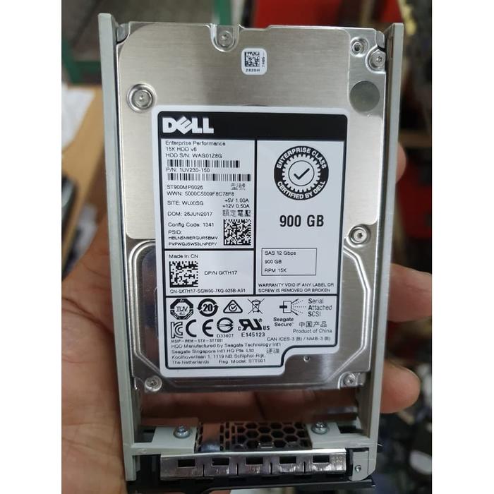 Jual Dell 900GB 15K 2.5" SAS 12Gbps PN seagate ST900MP0026 PN 0XTH17 ...