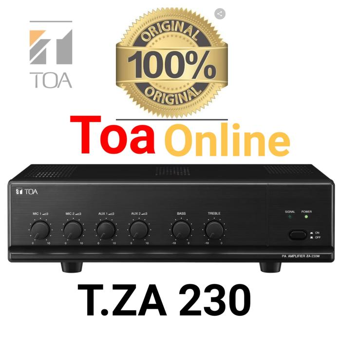 Jual TOA ZA-230 AMPLIFIER AMPLI MIXER POWER 30WAT ORIGINAL ASLI 100% ZA-230 - Kota Bogor - TOA ...