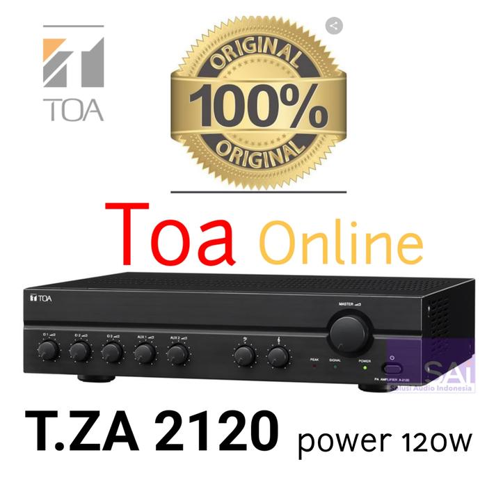 Jual TOA ZA-2120 AMPLIFIER MIXER POWER 120 WAT ORIGINAL ASLI 100% ZA ...