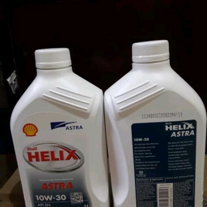 Jual Oli Mesin ASTRA Shell Helix 10W-30 kemasan 1 liter - Jakarta Utara ...