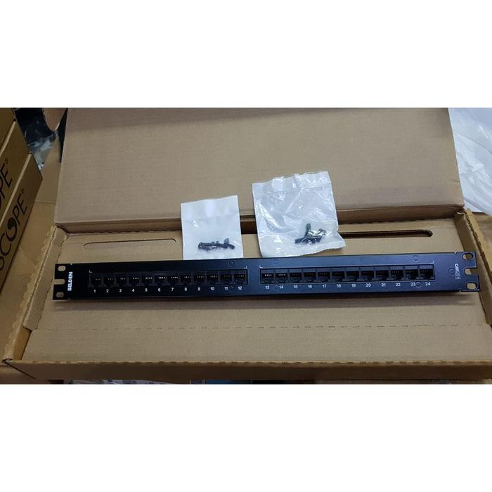 Jual Belden Patch Panel 24 port Cat5 / Patchpanel 24 Port Cat.5e ...