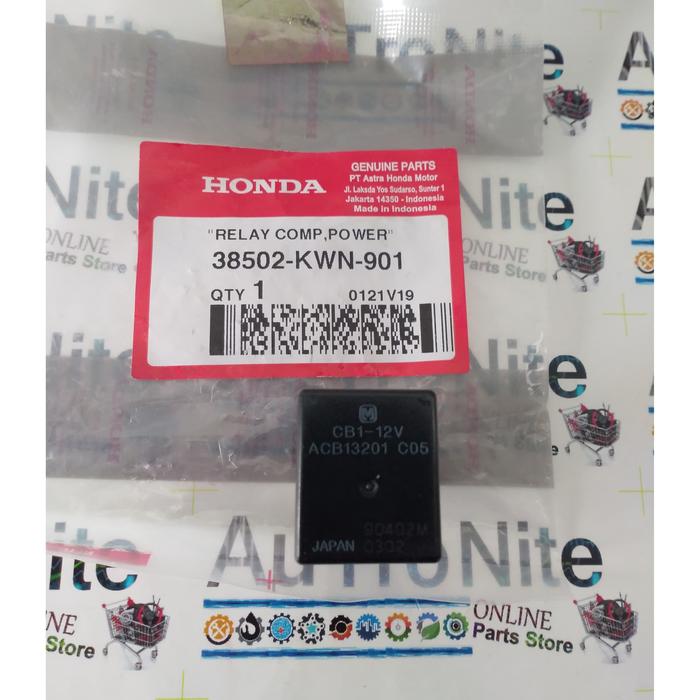 Jual RELAY COMP POWER 5 Pin 38502-KWN-901 Original Honda PCX Vario 125 ...