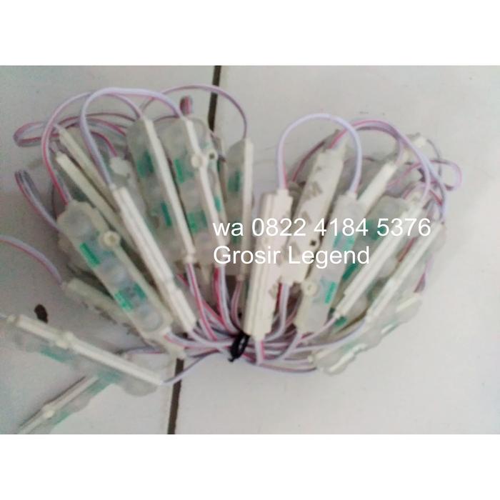 Jual Lampu led modul strip 3 mata Samsung 1.5 watt 12 volt hijau - Kab ...