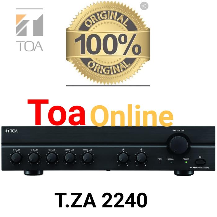 Jual TOA ZA-2240 AMPLIFIER MIXER POWER 240 WAT ASLI ORIGINAL 100 ZA ...