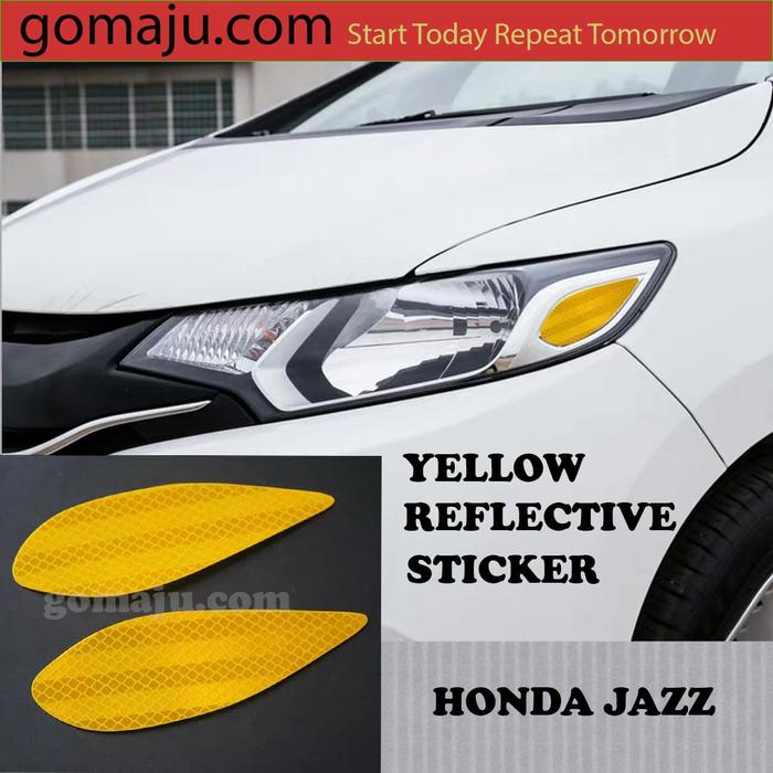 Jual REFLECTIVE STICKER HONDA JAZZ GK5 2014-2018 AKSESORIS STIKER JAZZ ...