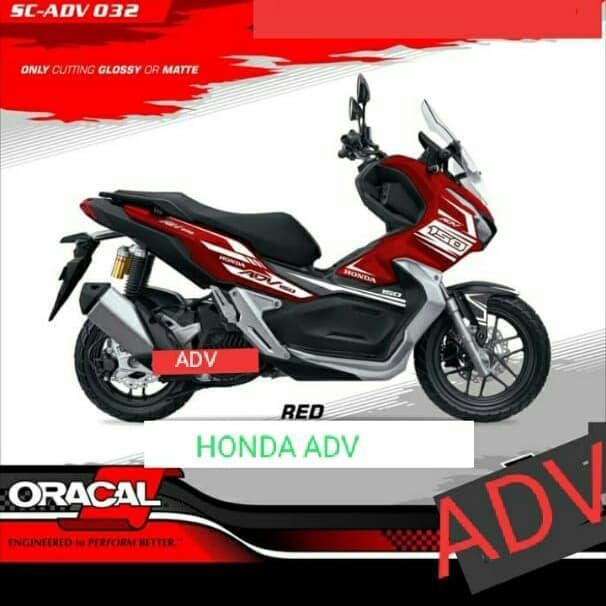 Jual CUTTING STICKER HONDA ADV 150 STICKER PUTIH - Kota Sukabumi ...