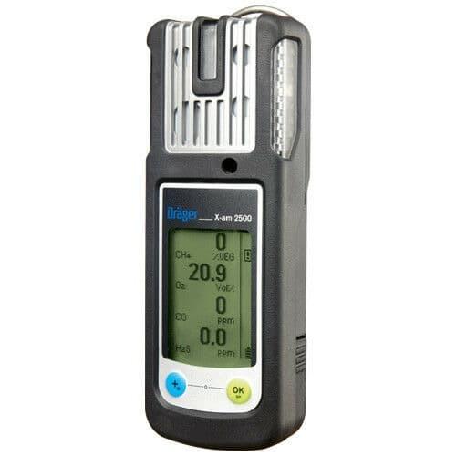Jual Drager X AM 2500 gas detector H2S O2 CH4(LEL) CO c/w charger C/W ...