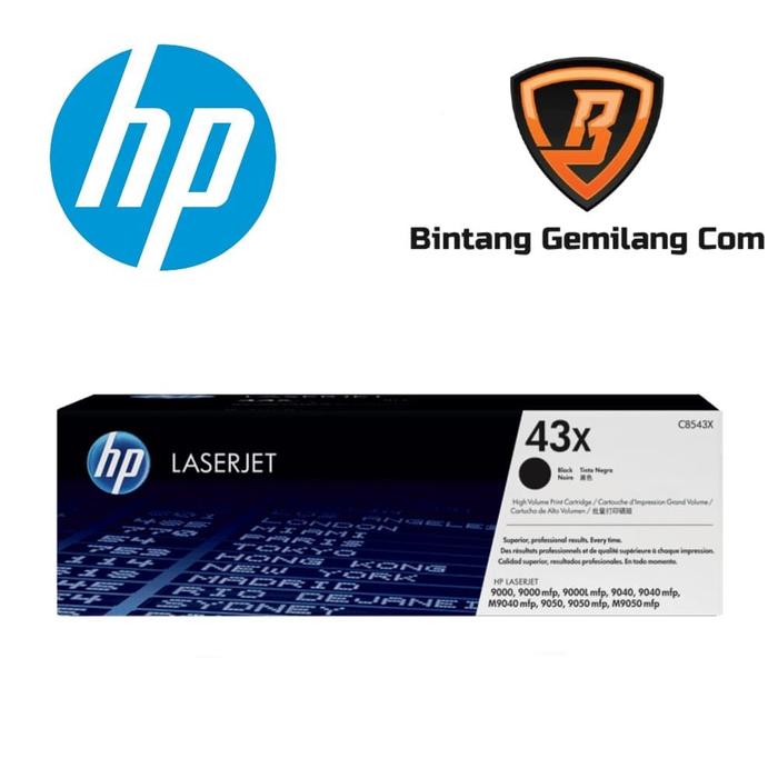 Jual Toner HP 43X High Yield Black Original LaserJet Cartridge ...