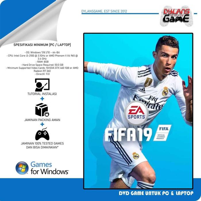 Jual Fifa 19| DVD Game PC / PC Games - Kota Makassar - Dylansgame ...