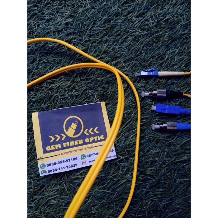 Jual 40 Meter Duplex Singlemode SC/LC/FC/ST Patch Cord Fiber Optic ...