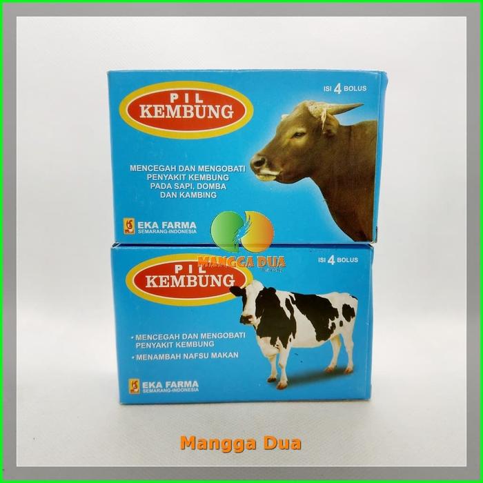 Jual Pil Kembung 4 Bolus Pil Obat Kembung Sapi Kerbau Domba Kambing ...