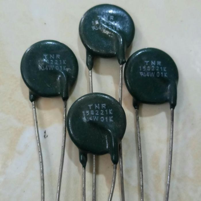 Jual varistor TNR 15g221k 220v persamaan 15D221k 15v221k 221-15 ...