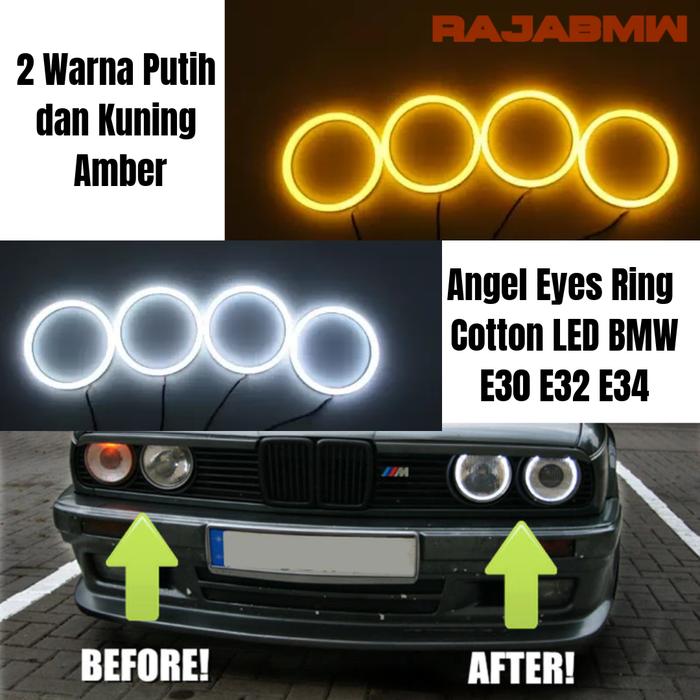 Jual Angel Eyes Ring Cotton LED BMW E30 E32 E34 - Kode 2000 - Kota ...