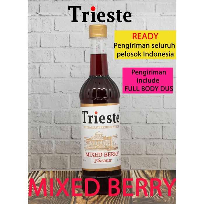 Jual Trieste Syrup rasa Mixed Berry - Kota Bandung - Trieste Syrup ...