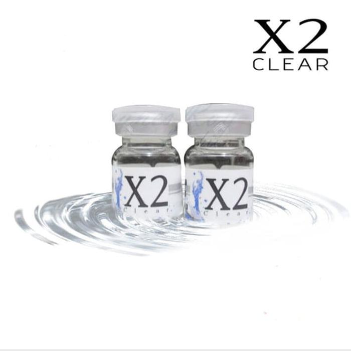 Jual Softlens X2 CLEAR Bening Tahunan Minus 1 Botol (setengah pasang ...