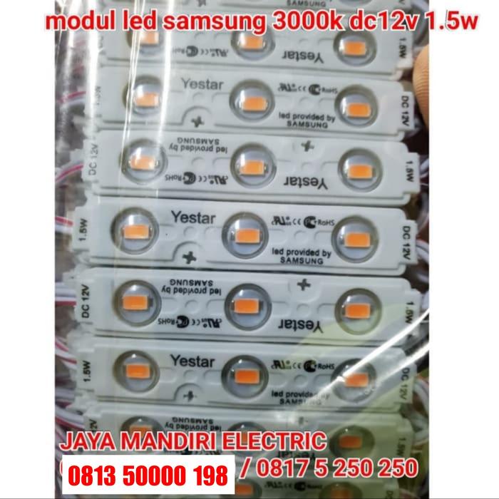 Jual MODUL LED SAMSUNG 1.5W 12V BENING 5630 3000k MODULE SIGN BOARD ...