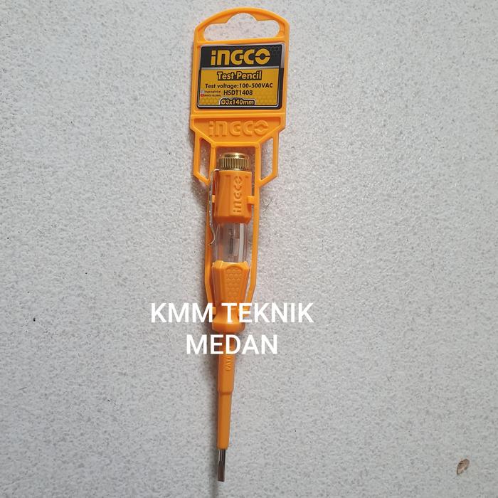 Jual TES PEN INGCO HSDT1408 100 - 500 VAC TESTPEN TEST PEN 500 VOLT ...