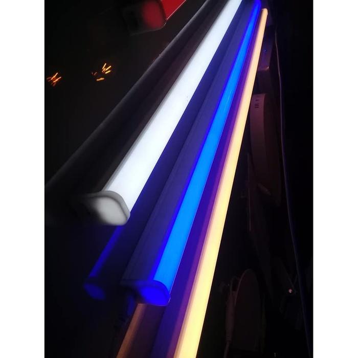Jual lampu neon set TL led T5 30cm / led T5 tube - 120 CM, Biru ...