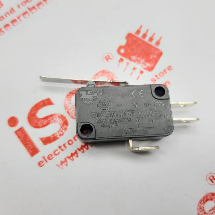 Jual Micro Limit Switch sensor pembatas SPDT 16A 250V AC Plat pendek - Kota Surabaya - iSeeRobot ...