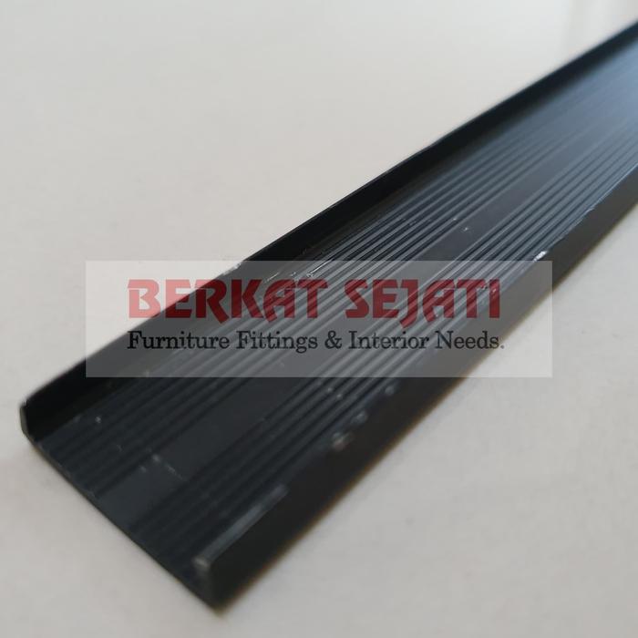 Jual Profil List Lis Edging Frame Alumunium Aluminium EA 17 HITAM 3 Mtr ...