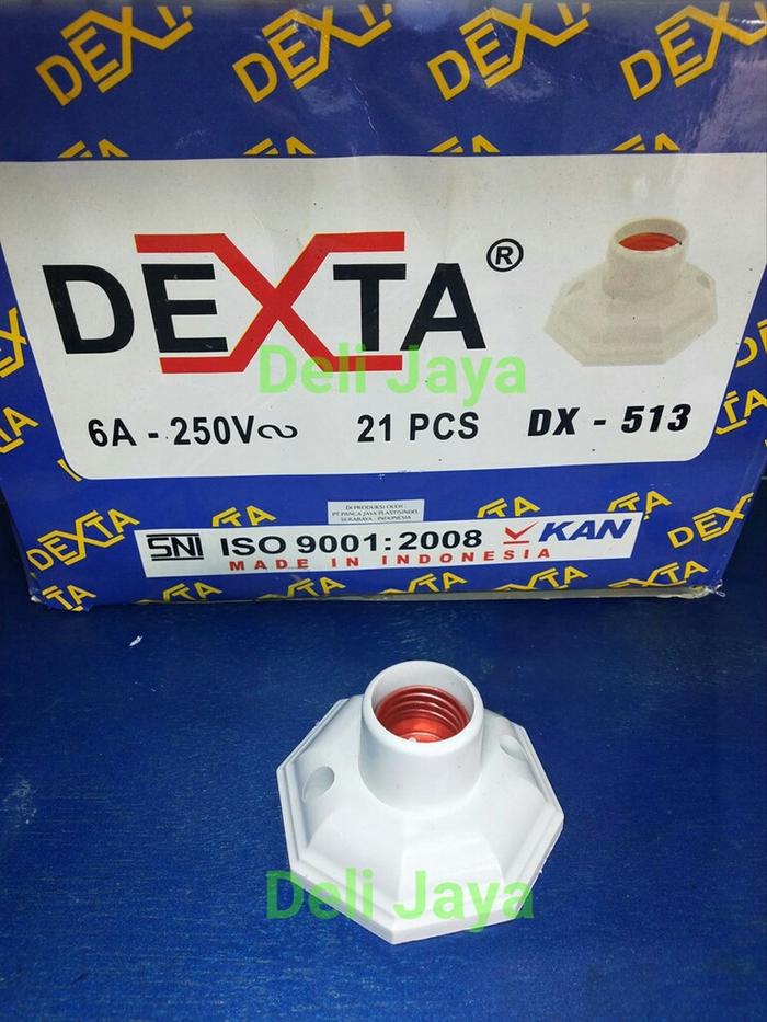 Jual Fiting Plafon piting plafon tempat lampu tanam segi 8 DEXTA DX 513 ...