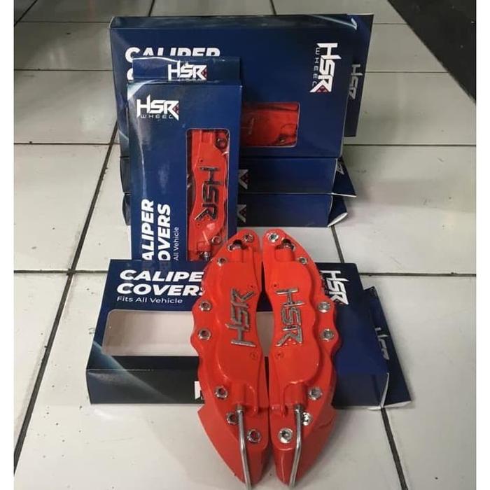 Jual Cover Rem HSR Wheel Merah M - Caliper Disk Brake Medium Red Disc ...