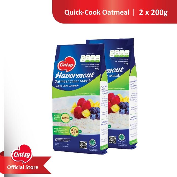 Promo OATSY Quick Cook Oatmeal 200g- (Double Pack) - Jakarta Barat ...