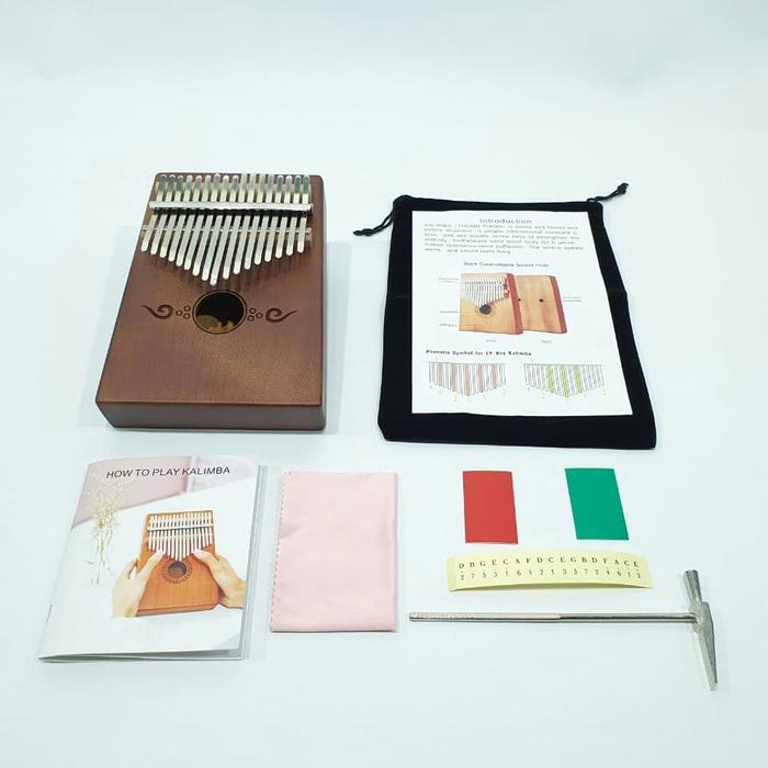 Jual Kalimba Merk Paladin Original 17 Nada Tipe K-17 Warna Coklat ...